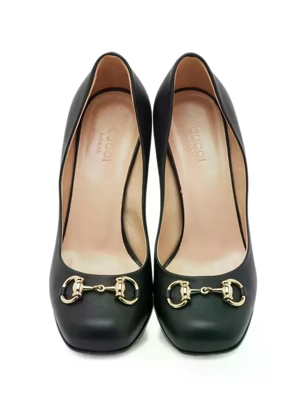 Gucci Horsebit Heeled Pumps