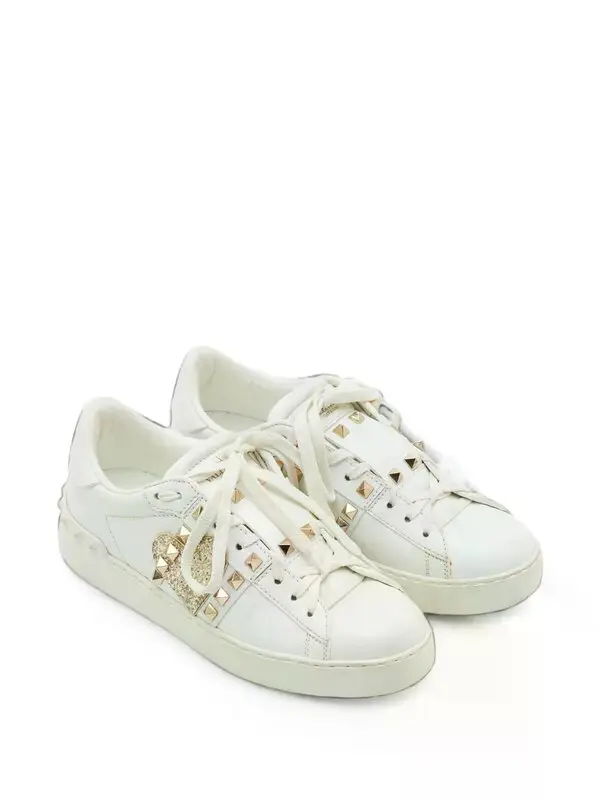 Valentino Garavani Rockstud Heart-patch Sneakers