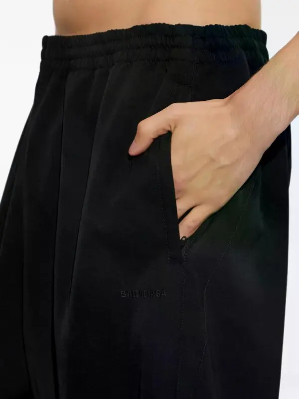 Balenciaga Elasticated-waistband Logo-embroidered Track Pants