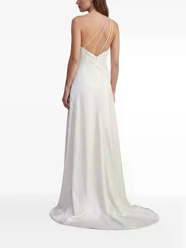 MARCO GABRIELLI ATELIER One-shoulder Crystal-embellished Maxi Dress