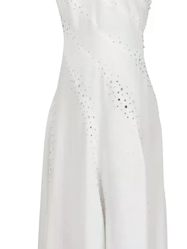 MARCO GABRIELLI ATELIER One-shoulder Crystal-embellished Maxi Dress