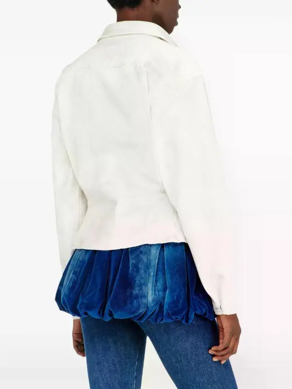 DIESEL® Fitted Shirt In Denim - White
