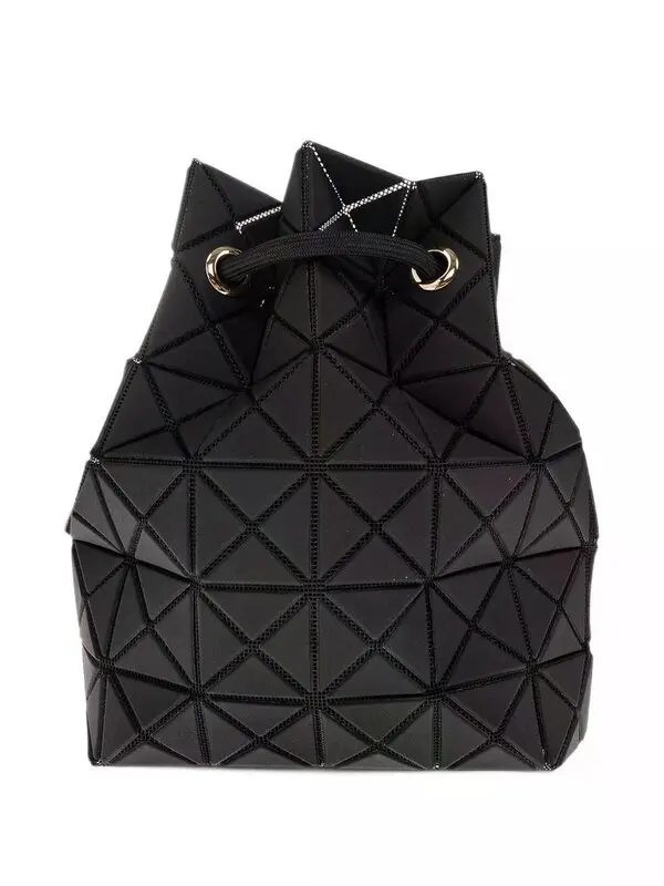 Issey Miyake Wring Clay Geometric-panel Bucket Bag - Black