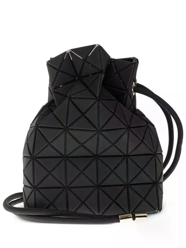 Issey Miyake Wring Clay Geometric-panel Bucket Bag - Black