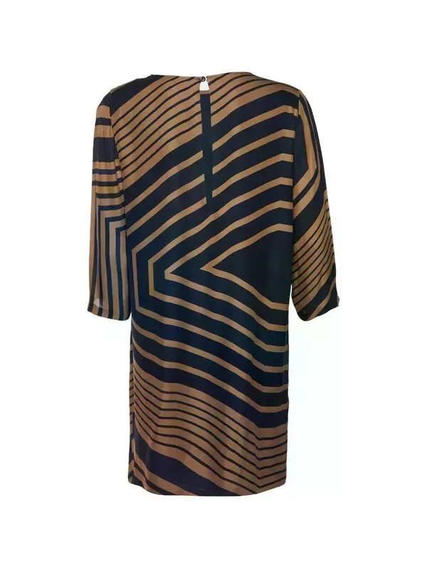 Stella McCartney Striped Silk Mini Dress