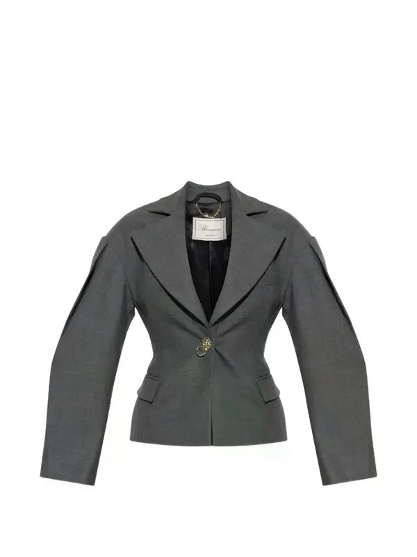 Blumarine Lion-head-button Jacket