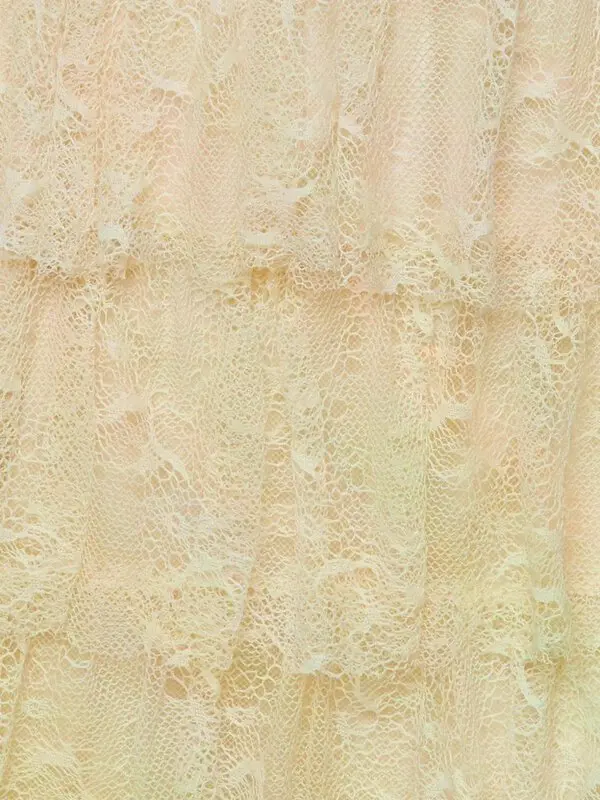 Maje Tresse Tiered Midi Skirt