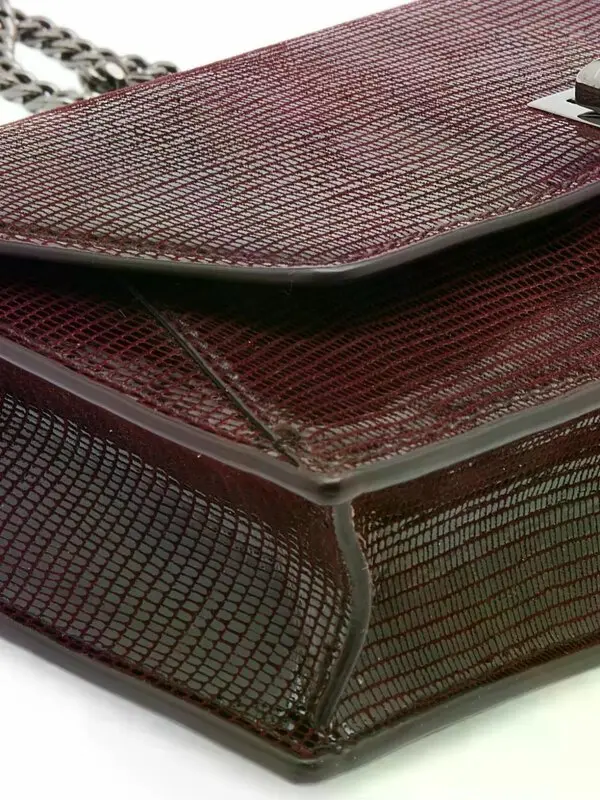 Akris Lizard-effect Wallet On Chain