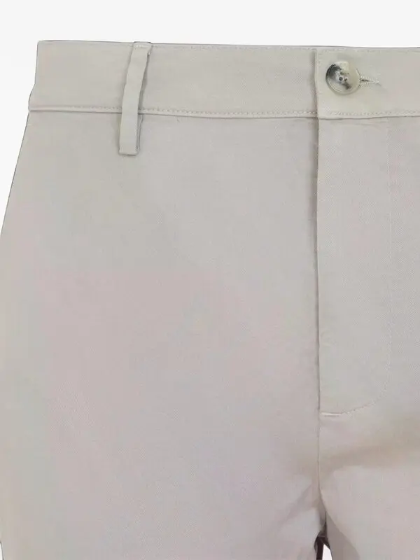 Canali Straight-leg Chino Trousers - Grey