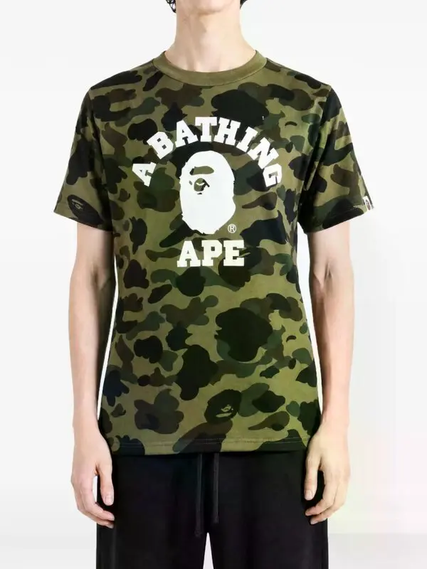 A BATHING APE 1st Camo College T-shirt