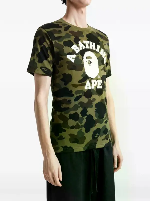 A BATHING APE 1st Camo College T-shirt