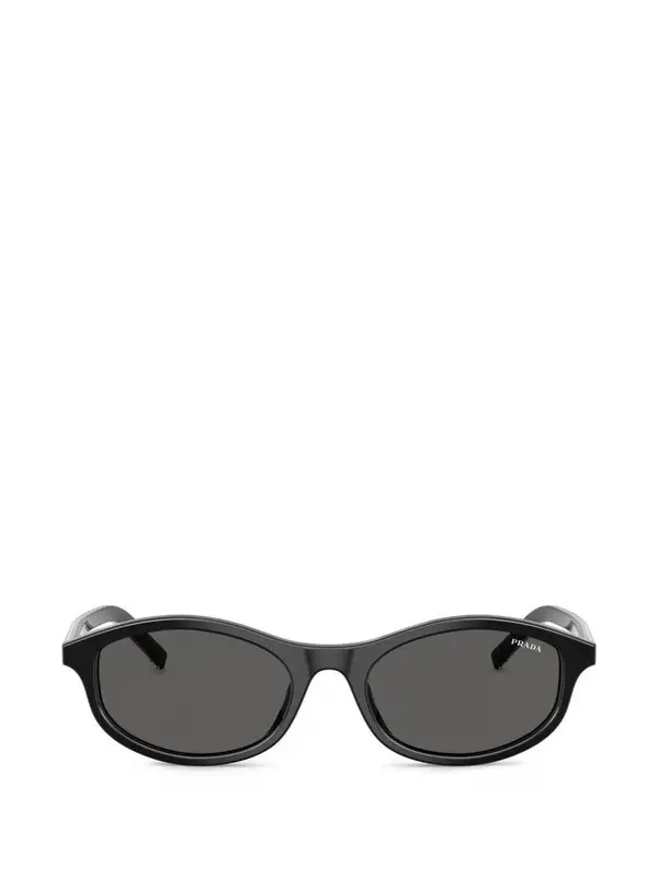 Prada Geometric-frame Sunglasses - Black