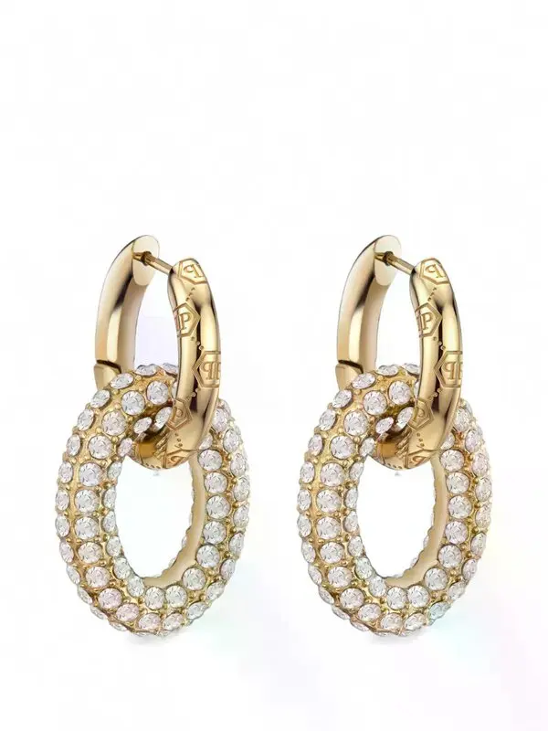 Philipp Plein Plein Eternal Crystal-embellished Earrings