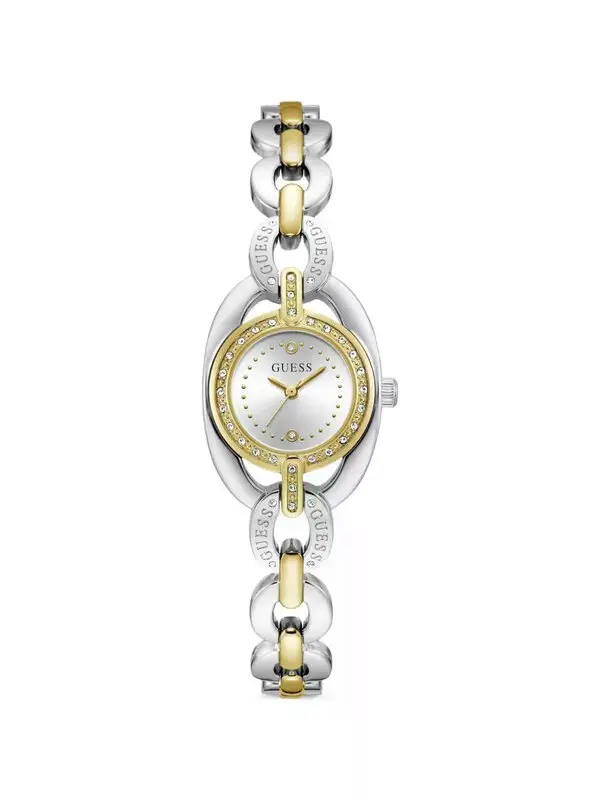 Guess Logo-print 26mm Watch - Silver
