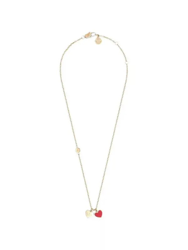 Philipp Plein Rocked Heart Necklace