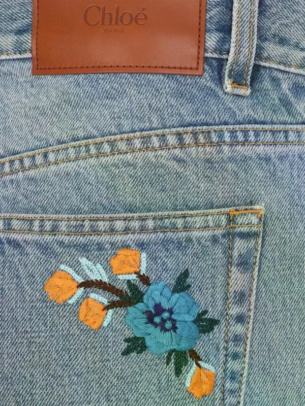 Chloé Straight Jeans In Denim