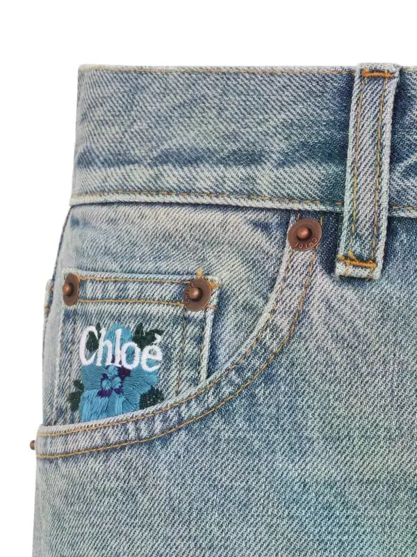 Chloé Straight Jeans In Denim