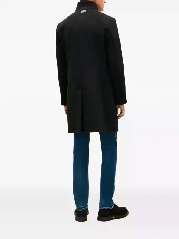 Tommy Hilfiger High-neck Single-breasted Coat