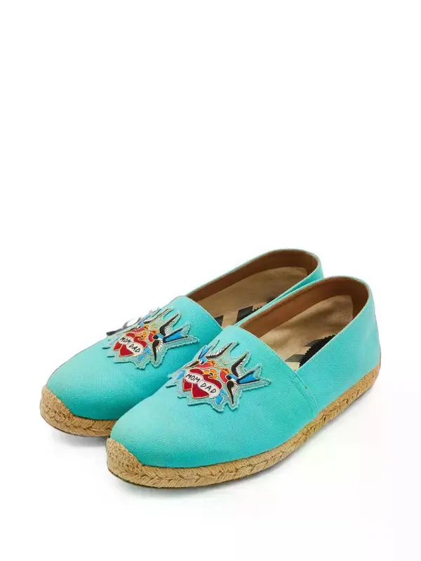 CHRISTIAN LOUBOUTIN Mom Dad Gala Embroidered Espadrilles