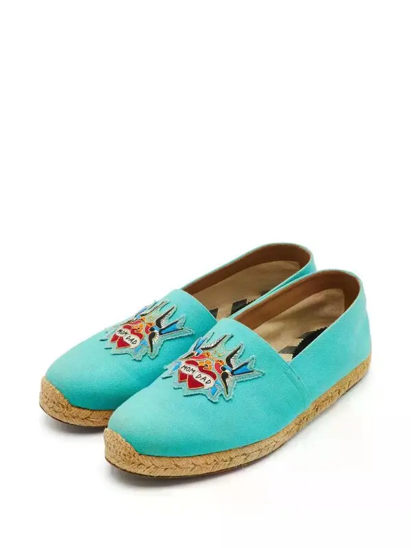 CHRISTIAN LOUBOUTIN Mom Dad Gala Embroidered Espadrilles