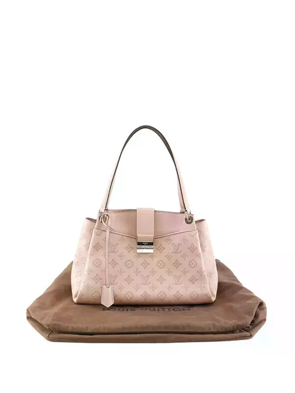LOUIS VUITTON 2016 Monogram Mahina Sevres Shoulder Bag