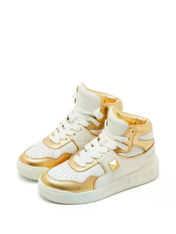 Valentino Garavani Roman One Stud High-top Sneakers