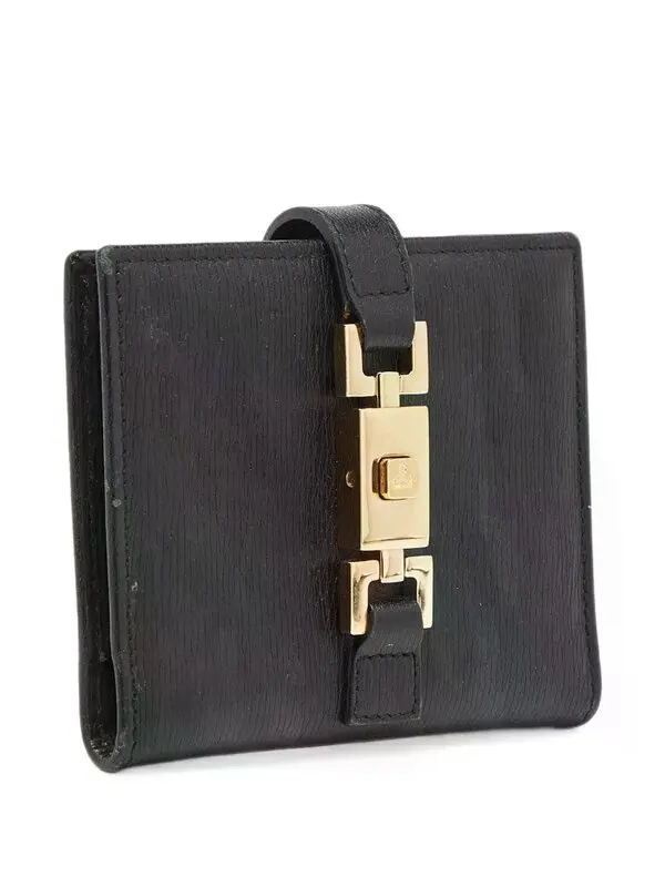 Gucci Jackie Leather Wallet - Black