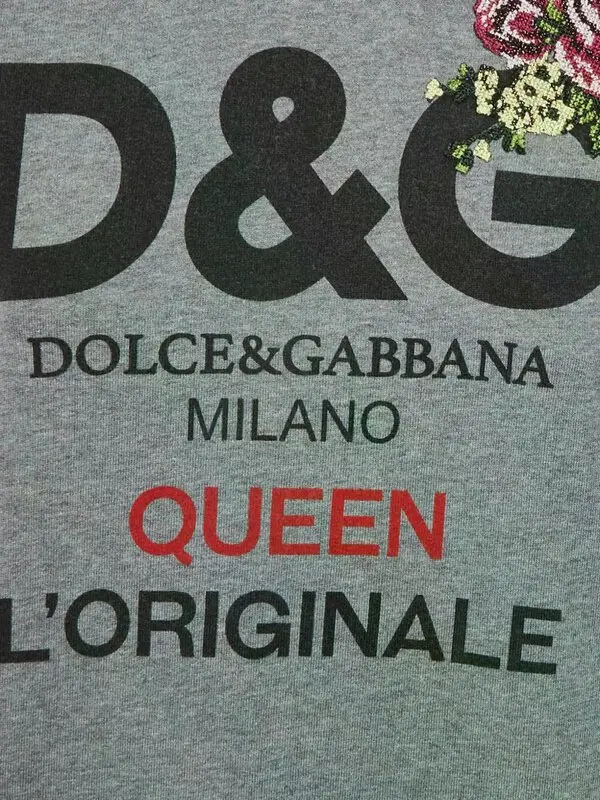 Dolce & Gabbana Queen Cotton Sweatshirt