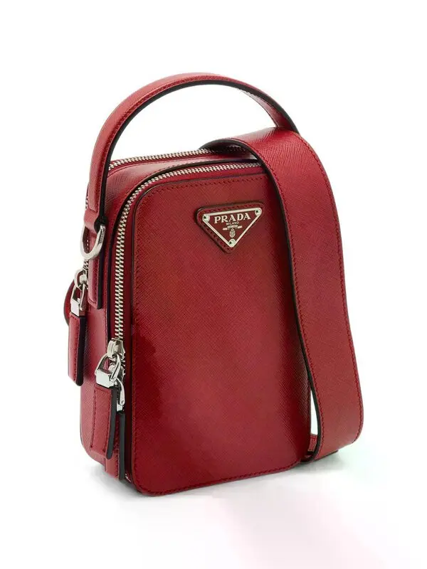Prada Brique Saffiano Leather Crossbody Bag