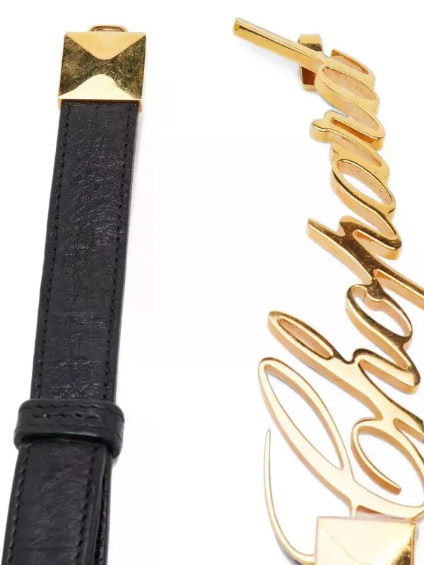 Chopard Logo Buckle Belt