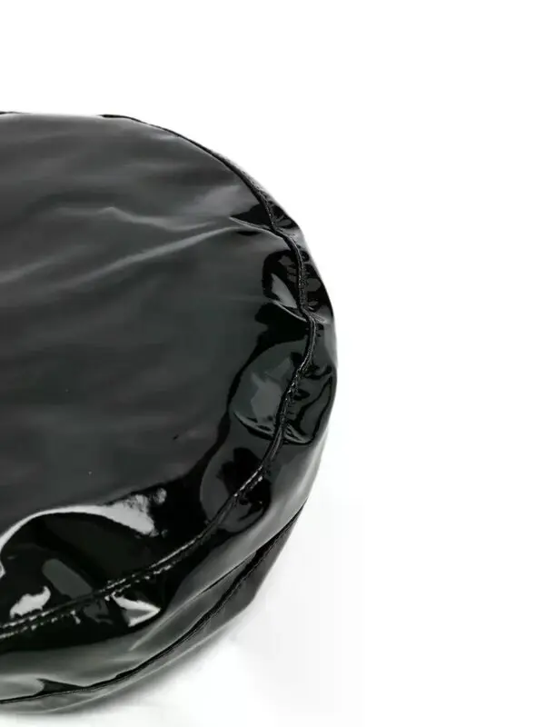 Emporio Armani Glossy-finish Beret - Black