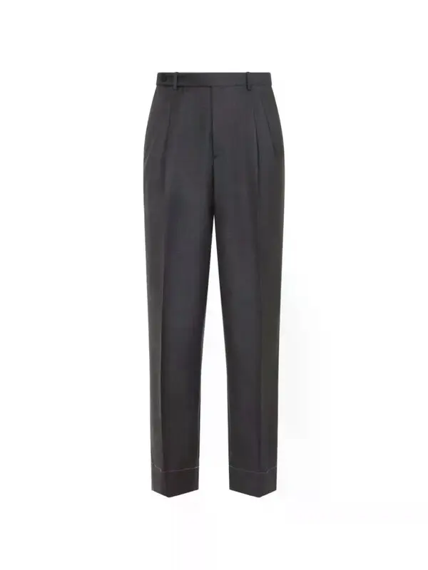 Brioni Pleated Wool Trousers
