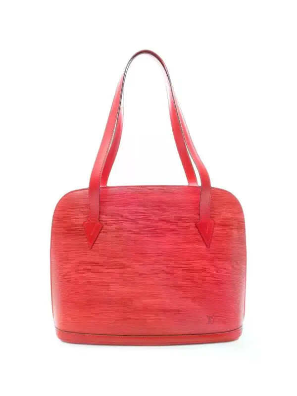 LOUIS VUITTON 1996 Lussac Epi Shoulder Bag - Red