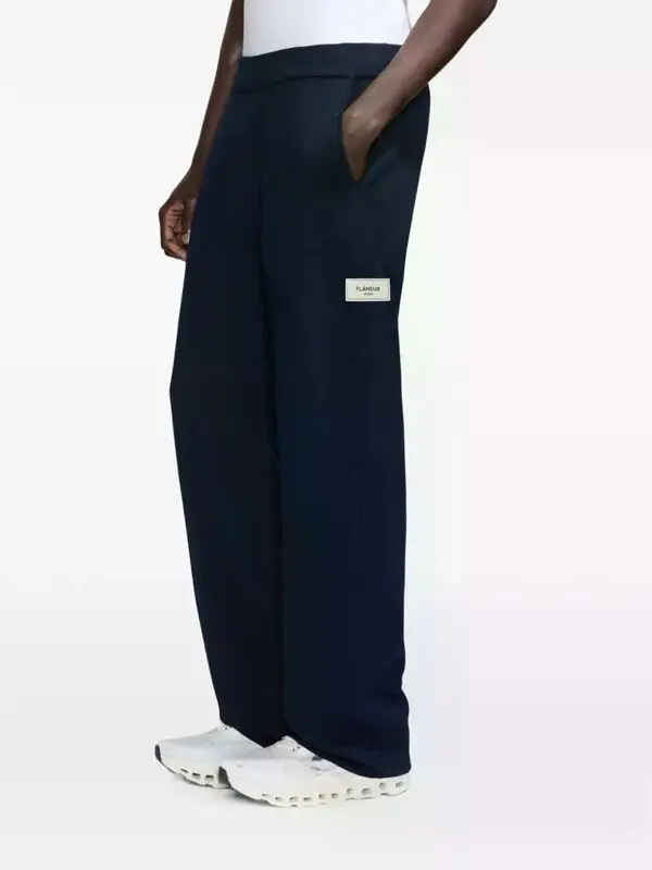 FLANEUR Atelier Logo-patch Track Pants