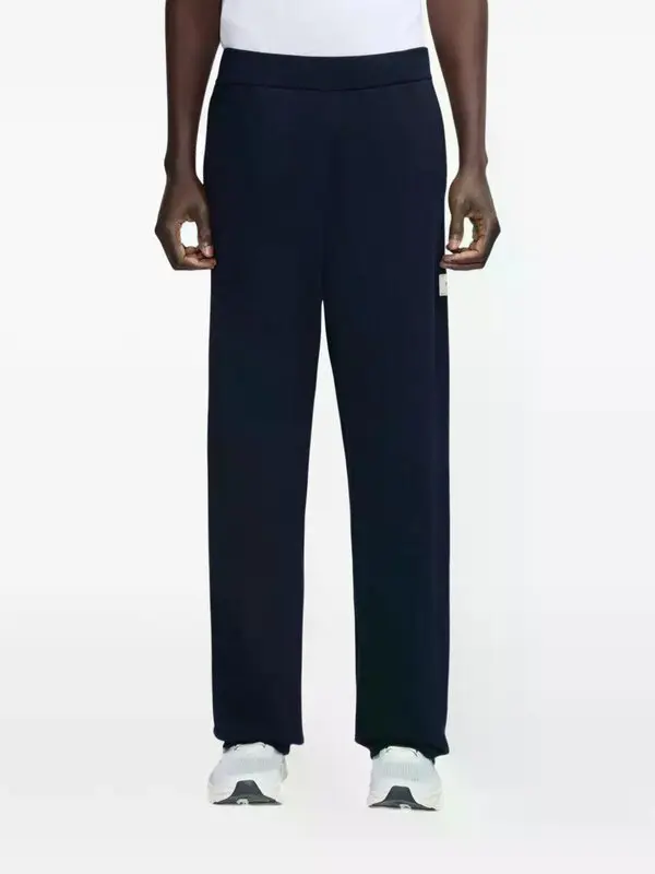 FLANEUR Atelier Logo-patch Track Pants - Blue