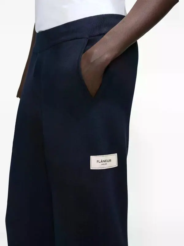 FLANEUR Atelier Logo-patch Track Pants