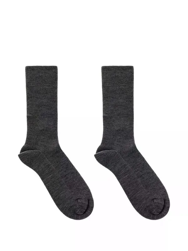 Balenciaga Socks In Melange - Grey