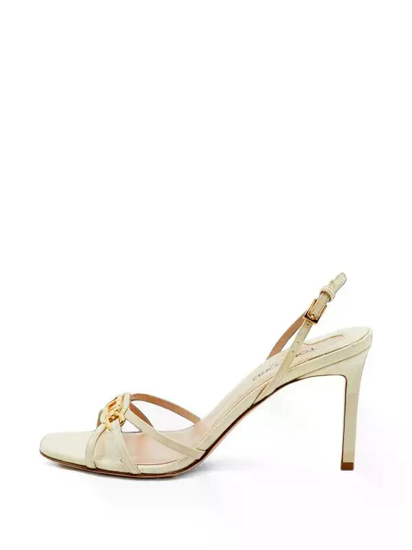 TOM FORD Crocodile-embossed Slingback Sandals
