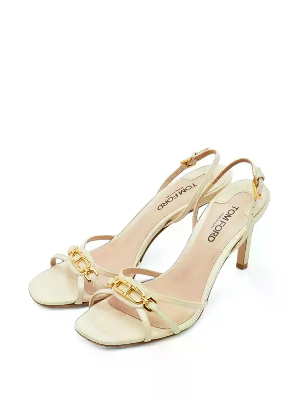 TOM FORD Crocodile-embossed Slingback Sandals