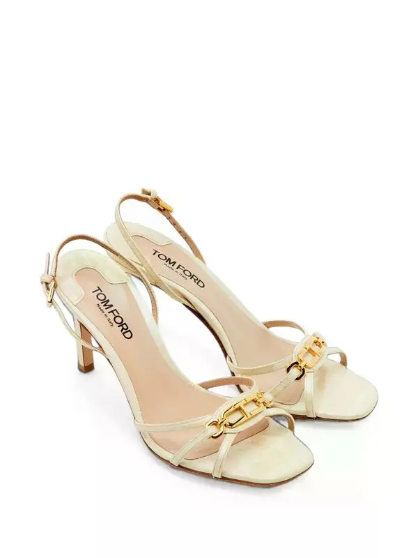 TOM FORD Crocodile-embossed Slingback Sandals