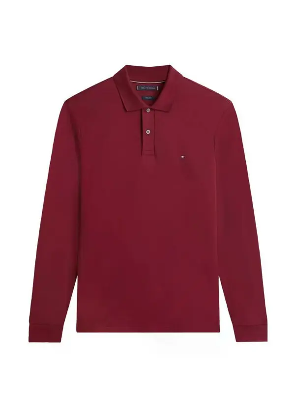 Tommy Hilfiger Long-sleeve Polo Shirt - Red