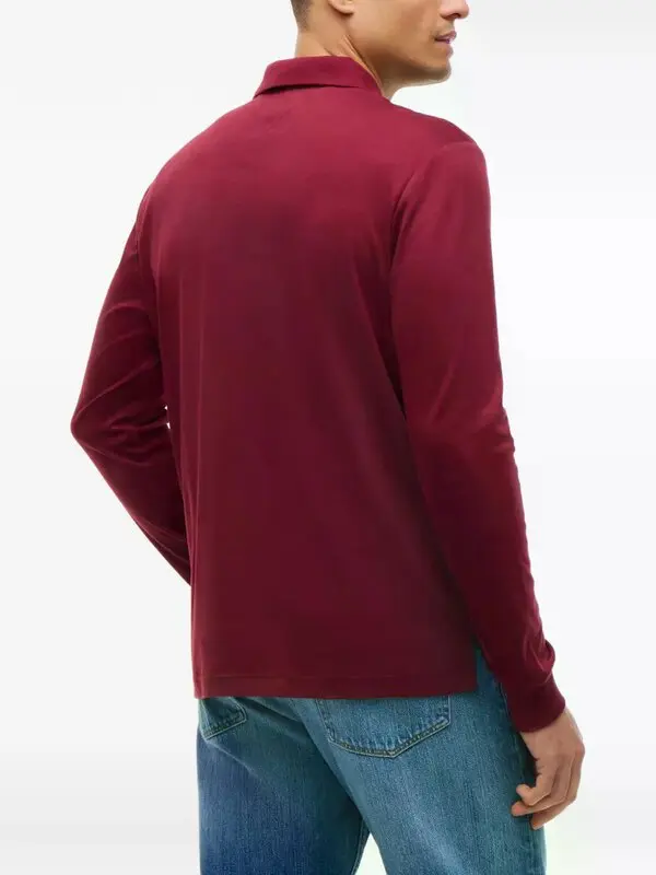 Tommy Hilfiger Long-sleeve Polo Shirt - Red