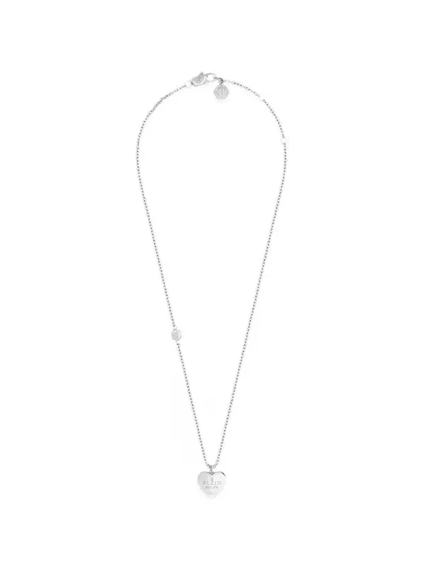 Philipp Plein Heart-pendant Necklace - Silver