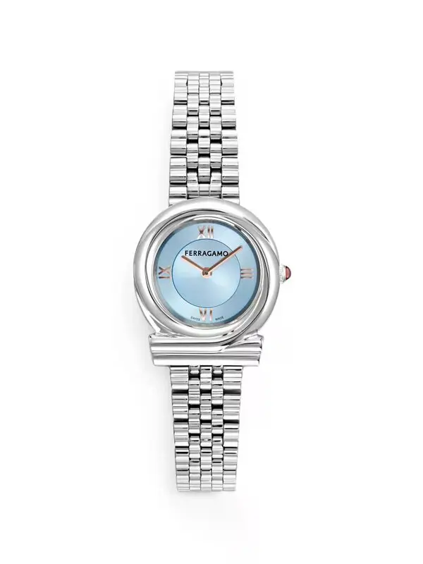 FERRAGAMO Gancini 28mm Watch - Blue