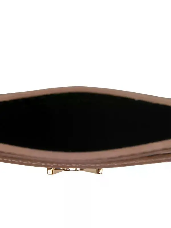 Saint Laurent 2023 Chevron Grain De Poudre Cassandre Card Holder