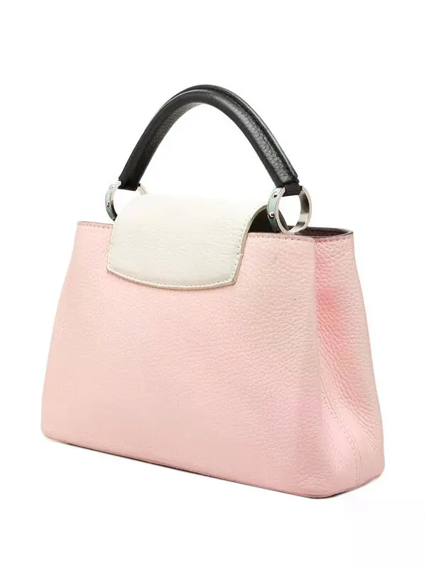 LOUIS VUITTON 2016 Bicolor Taurillon Capucines Bb Satchel