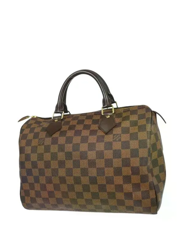 LOUIS VUITTON 30 Damier Speedy Handbag - Brown