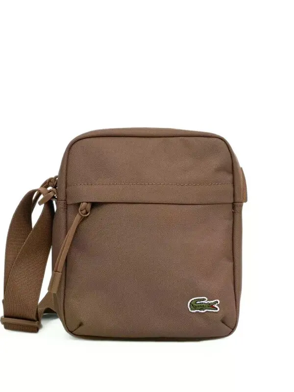 Lacoste Neocroc Logo-patch Zip-fastening Belt Bag - Brown