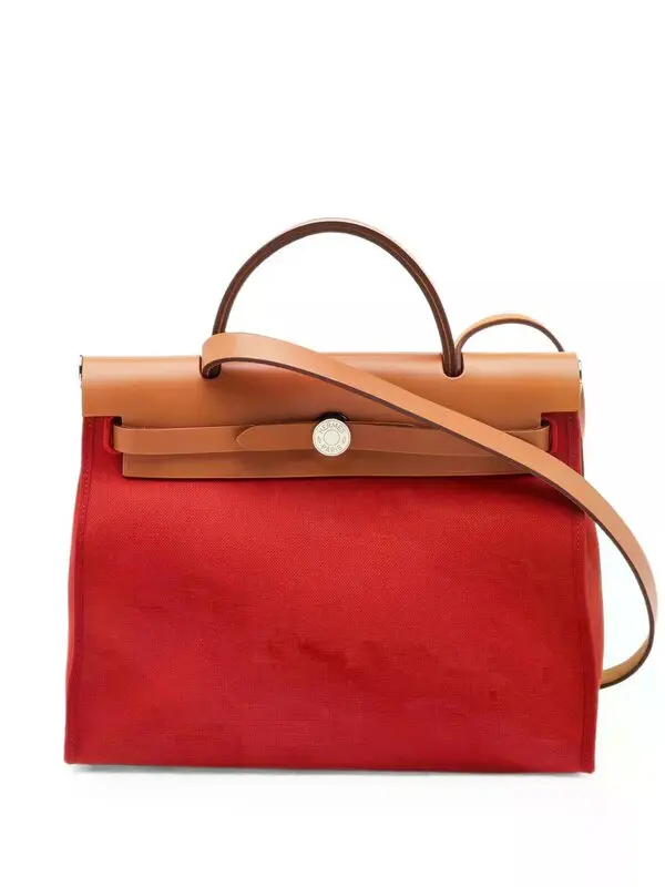 Hermès 2017 Herbag Zip 31 Shoulder Bag - Red