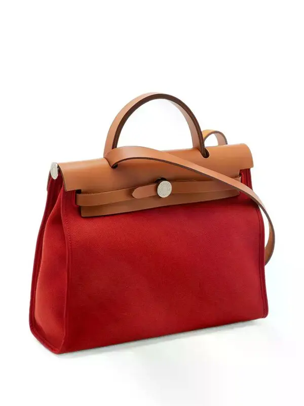 Hermès 2017 Herbag Zip 31 Shoulder Bag - Red